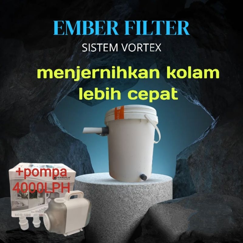 Jual Filter Ember Kolam IKAN KOI Chamber bio sistem VORTEX OUTDOOR ...