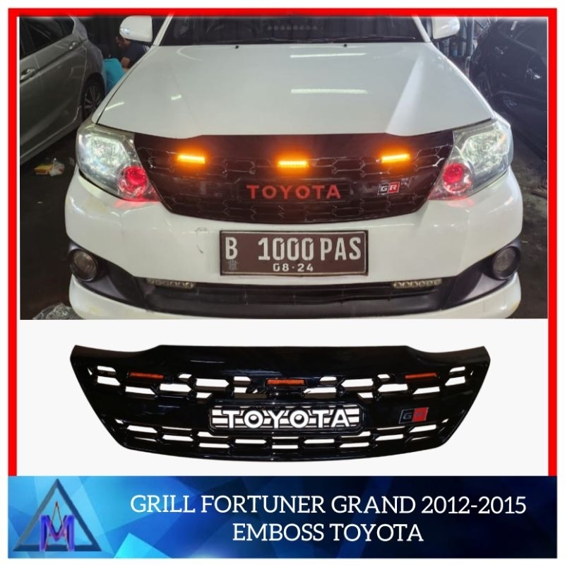Jual Grill Fortuner Grand 2012-2015 Toyota GR Sport Grill Depan ...