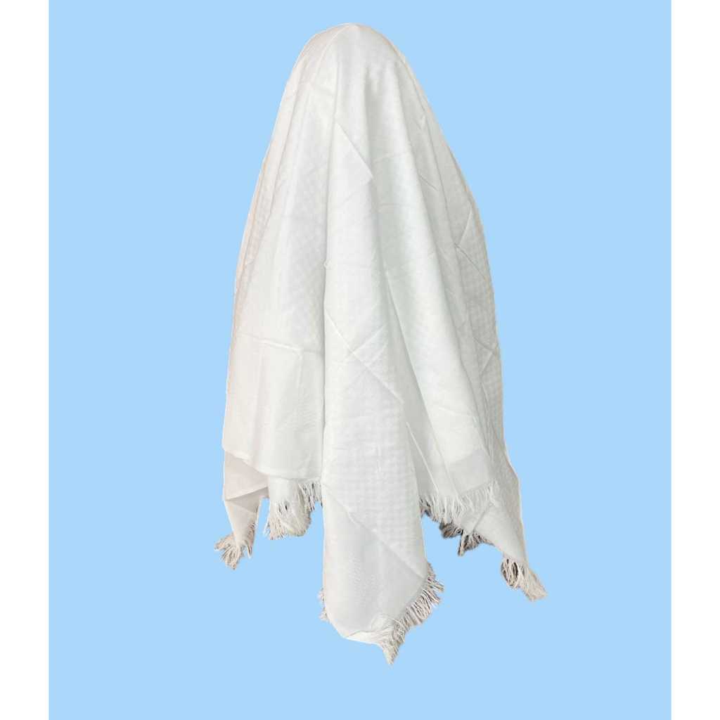 Jual Kain Sorban Haji Polos Putih, Sorban Arafa Motif Jagung, Sorban ...