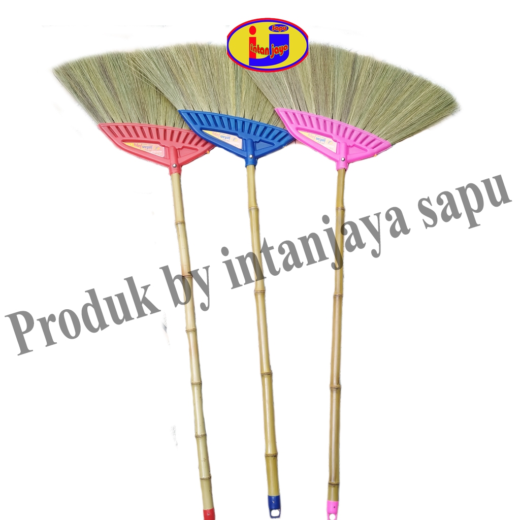 Jual Sapu Intanjaya Super Tebal Gagang Bambu dan Kayu | Shopee Indonesia