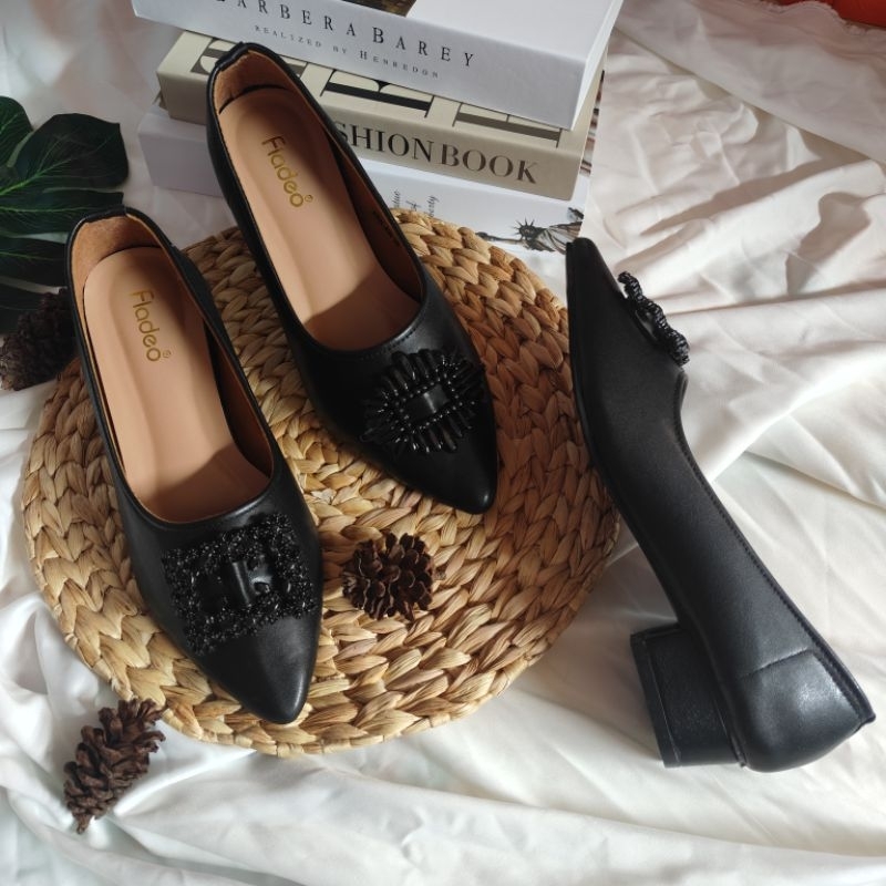 Jual PANTOFEL kode A&B TERBARU sepatu kerja kantor wanita hak 3cm ...