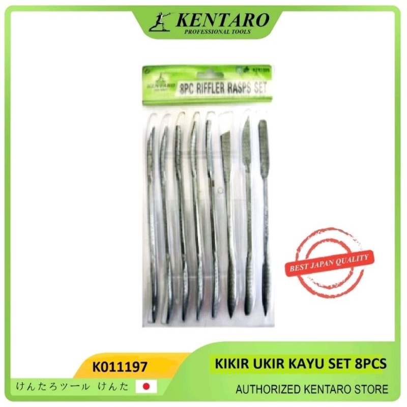 Jual Kikir Ukur Kayu Kentaro Set 8 pcs Alat Ukir Pahat Cetak Kayu ...