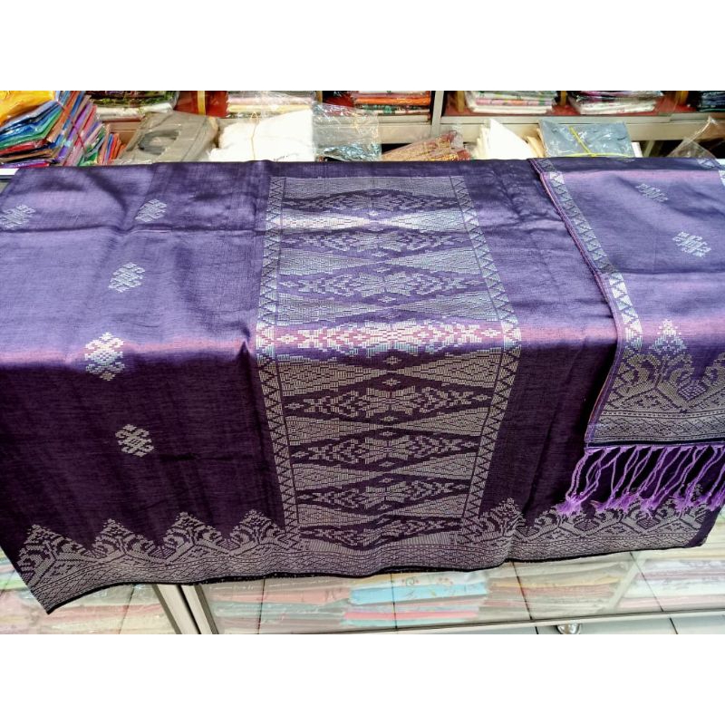 Jual Bahan/Kain Tenun Songket Silungkang (Benang Perak)/Kain Songket ...