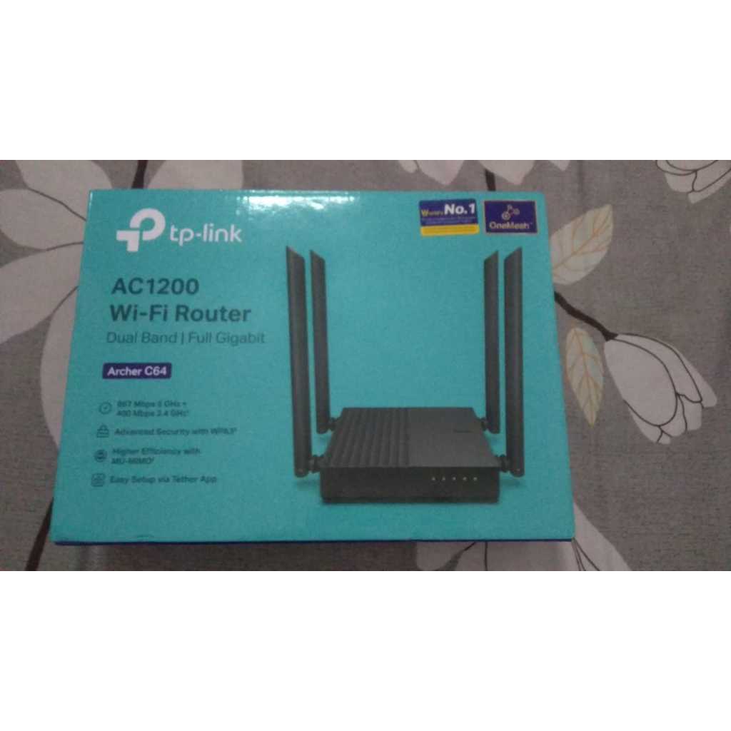 Jual tp-link AC1200 C64 Wi-Fi Router Dual Band | Shopee Indonesia