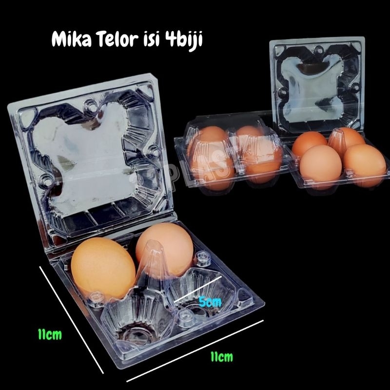Jual Mika Telor isi 4 isi 6 isi 10 Telur TEBAL (25pcs) Mika Telur ...