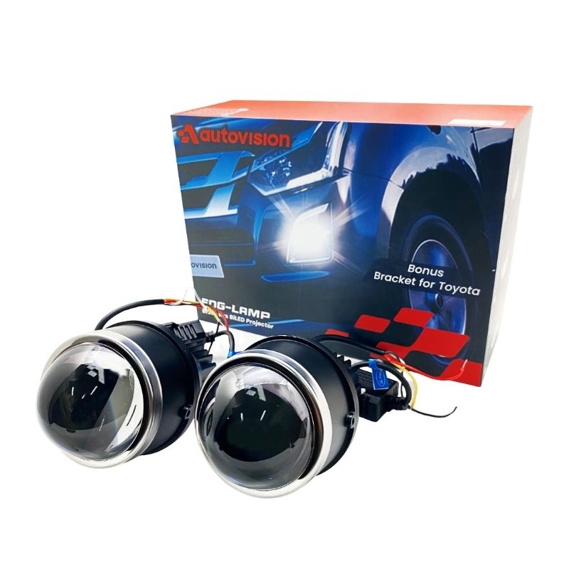 Jual FOGLAMP BILED AUTOVISION 3inch 75 Watt 3 warna | Shopee Indonesia