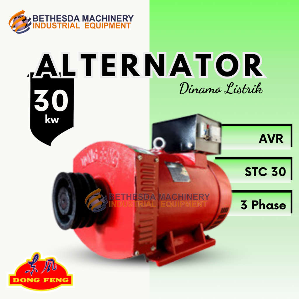Jual Alternator 3 Phase 30kw 380V STC 30 KW Dongfeng | Shopee Indonesia