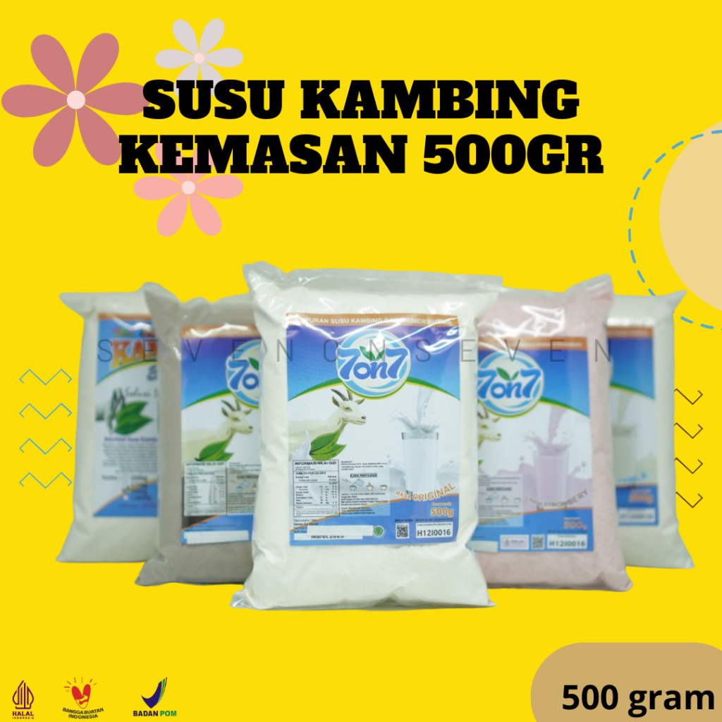 Jual Susu Kambing Etawa Full Cream Kemasan 500gr | Shopee Indonesia