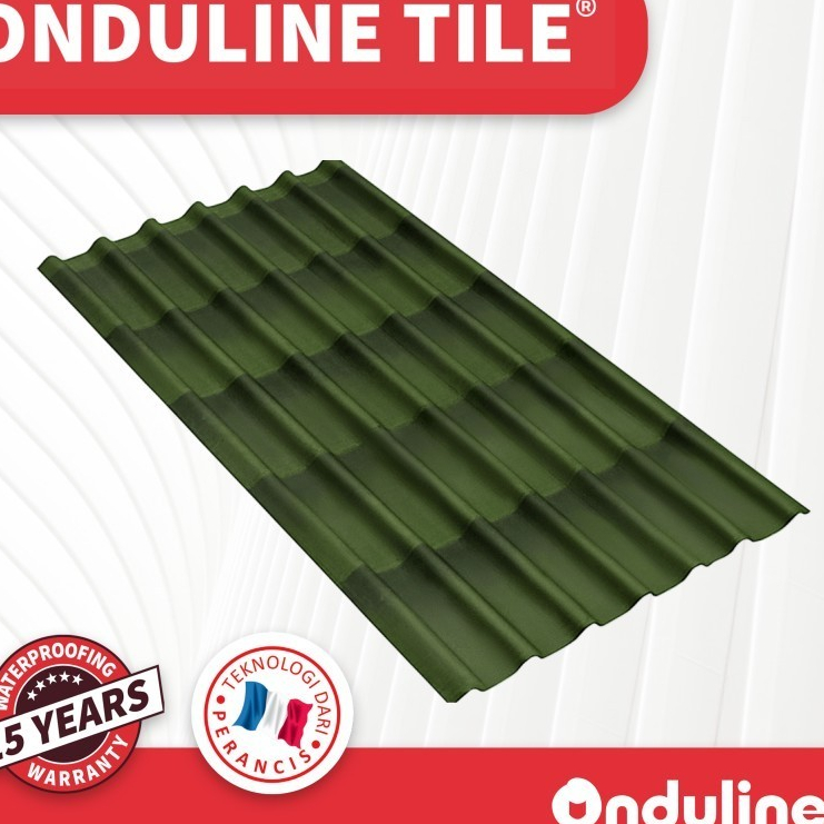 Jual Genteng ONDULINE TILE® - Dual Green 3D | Shopee Indonesia