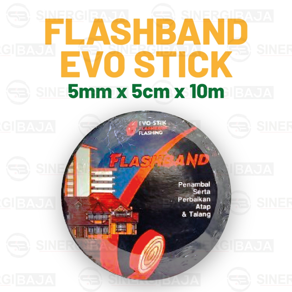 Jual Flashband evo stik Flashing Lem Talang Tape Isolasi Anti Bocor ...