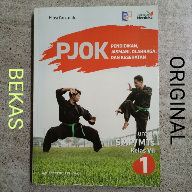 Jual Buku PJOK Penjas Penjasorkes Penjaskes Pendidikan Jasmani Olahraga Dan Kesehatan Kelas 7 ...