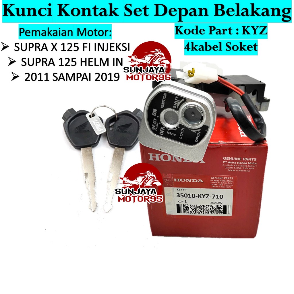 Jual Kunci Kontak Set Supra 125 FI Injeksi - Supra 125 helm In Kode ...