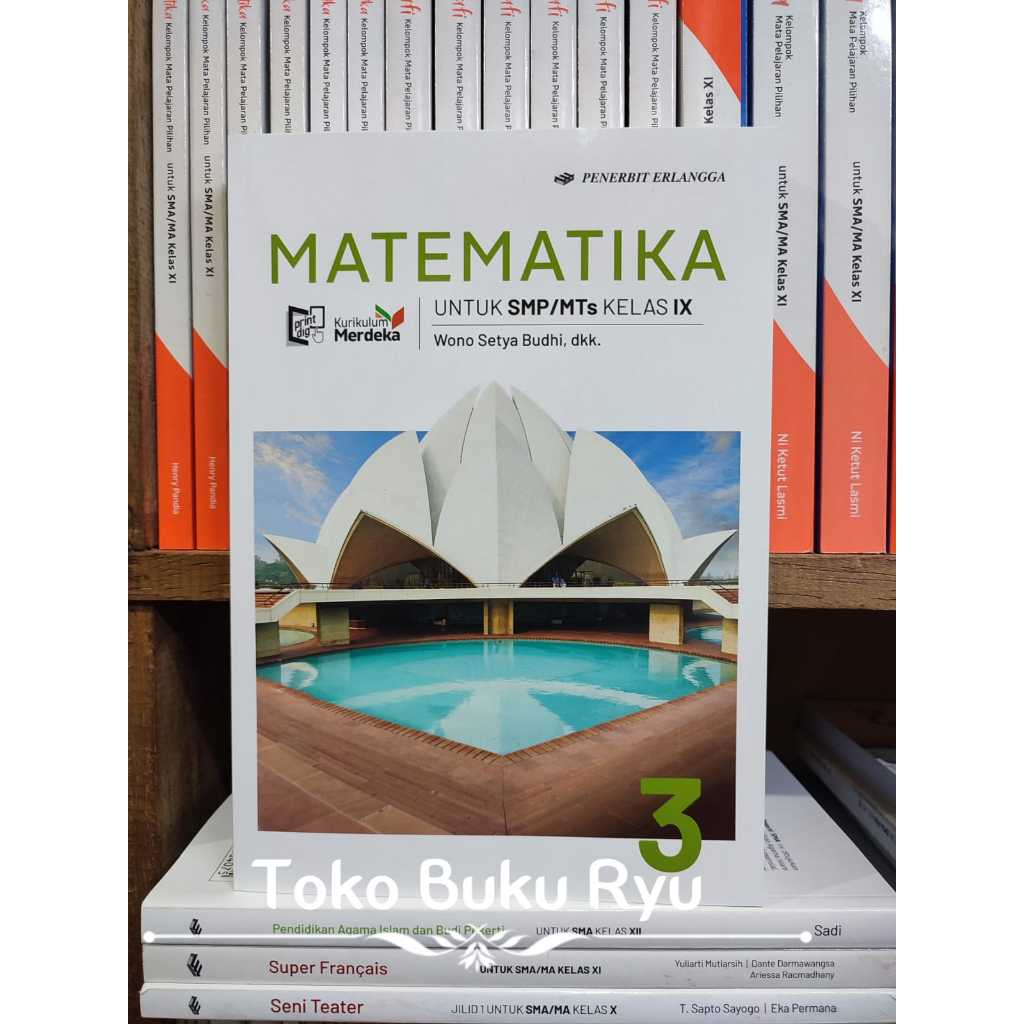 Jual Buku Matematika Kelas 3/9 SMP Kurikulum Merdeka Erlangga | Shopee Indonesia