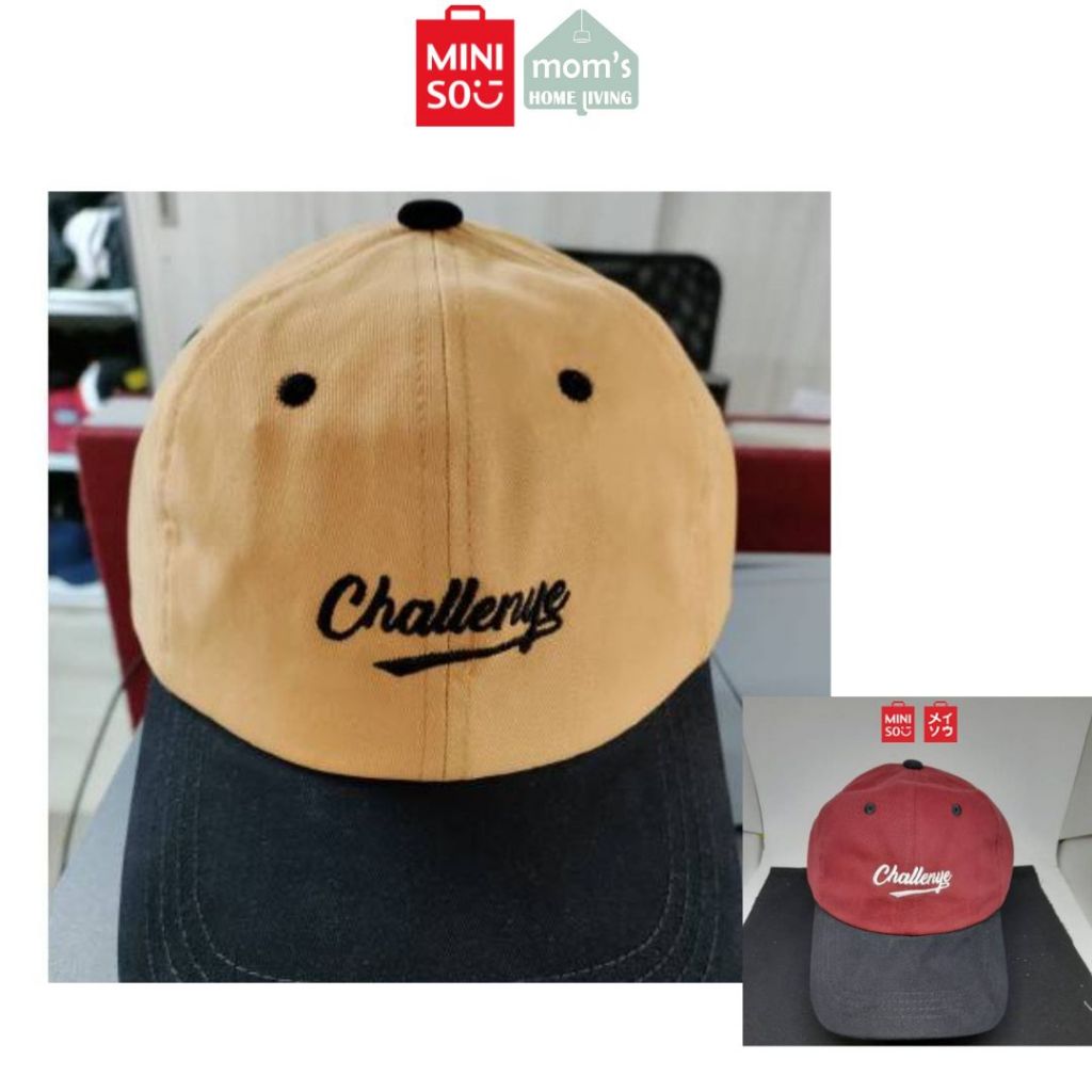 Jual MINISO Topi Colorblock Baseball Cap (Turmeric & Chestnut) | Shopee ...