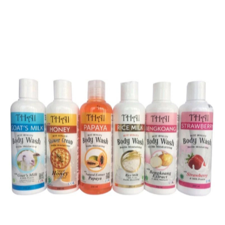 Jual THAI BODY WASH 250ML/ THAI BODY CREAM 250ML | Shopee Indonesia