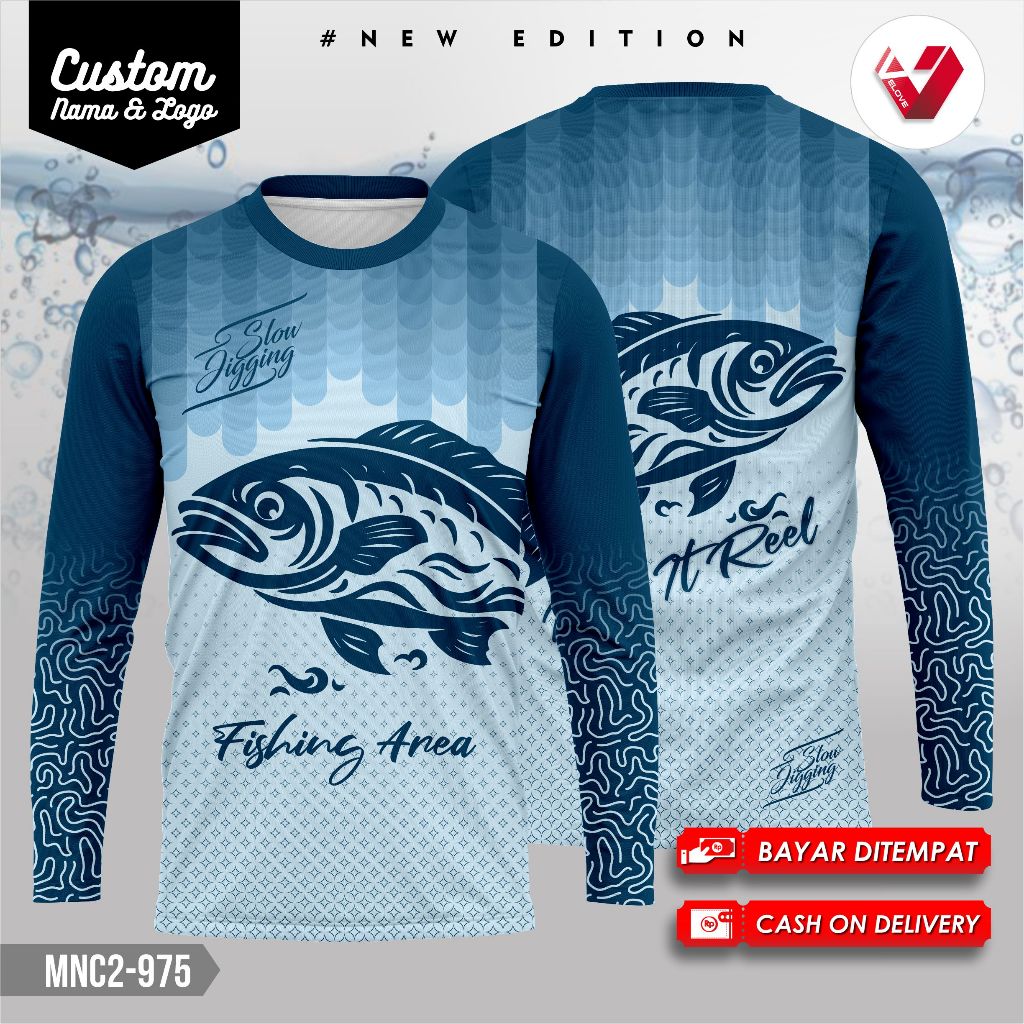 Jual Jersey Mancing Anti Pudar Baju Pemancing Profesional Sublimasi ...