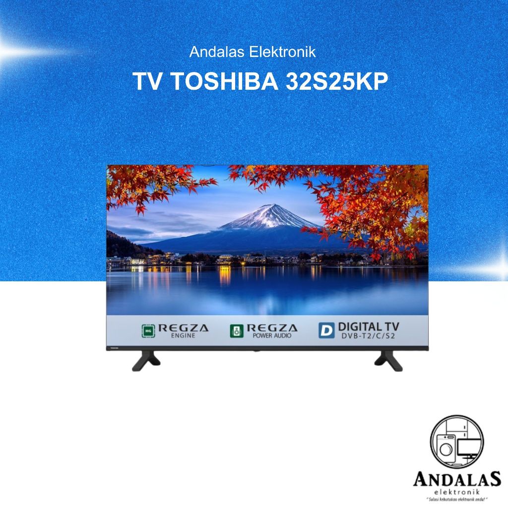 Jual LED TV 32 INCH TOSHIBA 32-S25KP 32S25KP FHD 2K TV | TV TOSHIBA 32 INCH | Shopee Indonesia