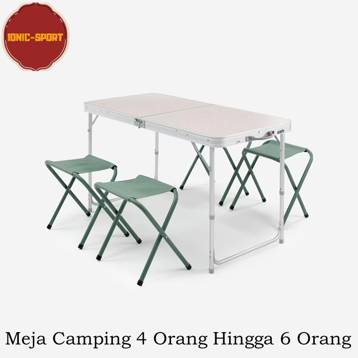 Jual Meja Camping Lipat Free 4 Kursi | Meja Kemah 4 Bangku Kapasitas ...
