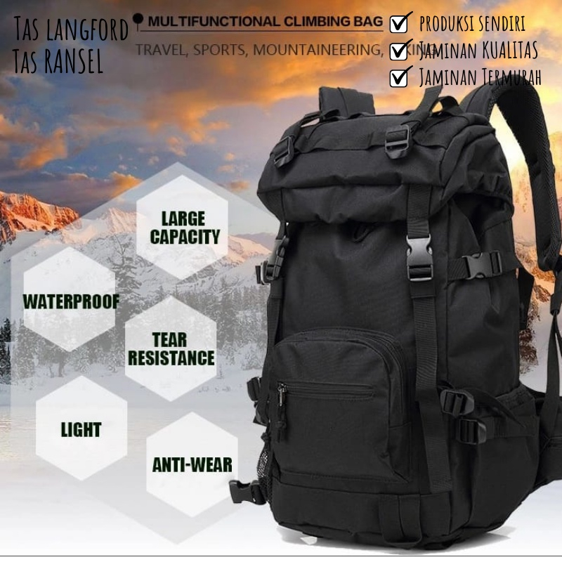 Jual Tas Ransel Gunung Militer Army Jumbo Big Size Camping Mudik ...