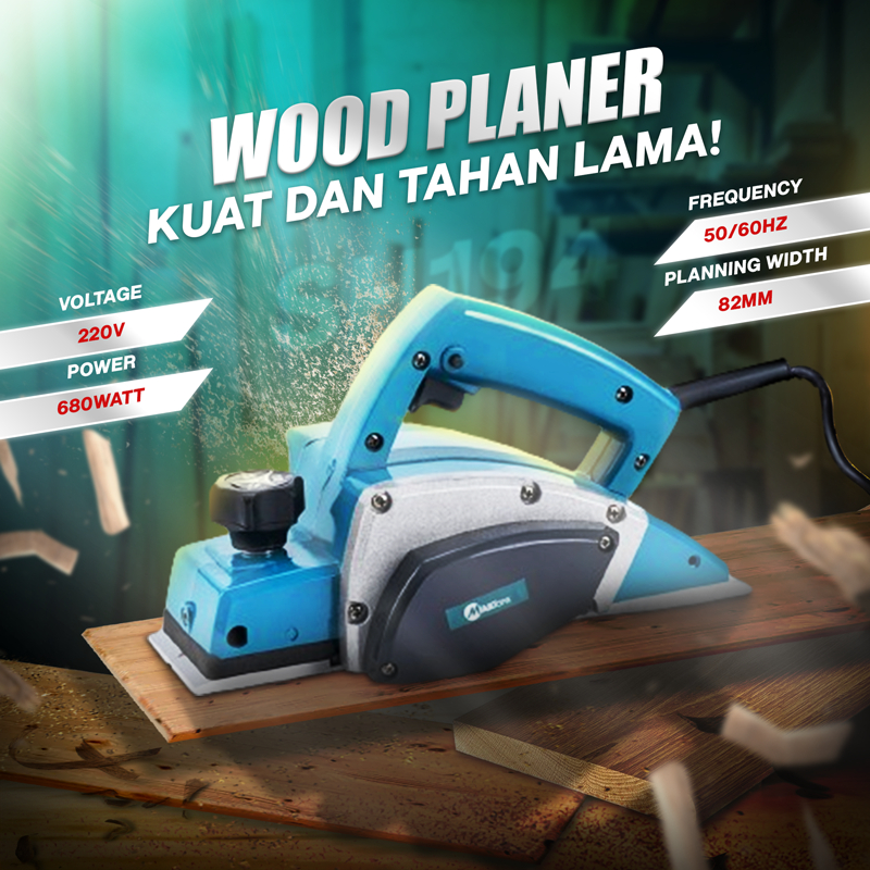 Jual Mailtank SH194 Mesin Serut Kayu Planer 680W Electric Planner Mesin ...