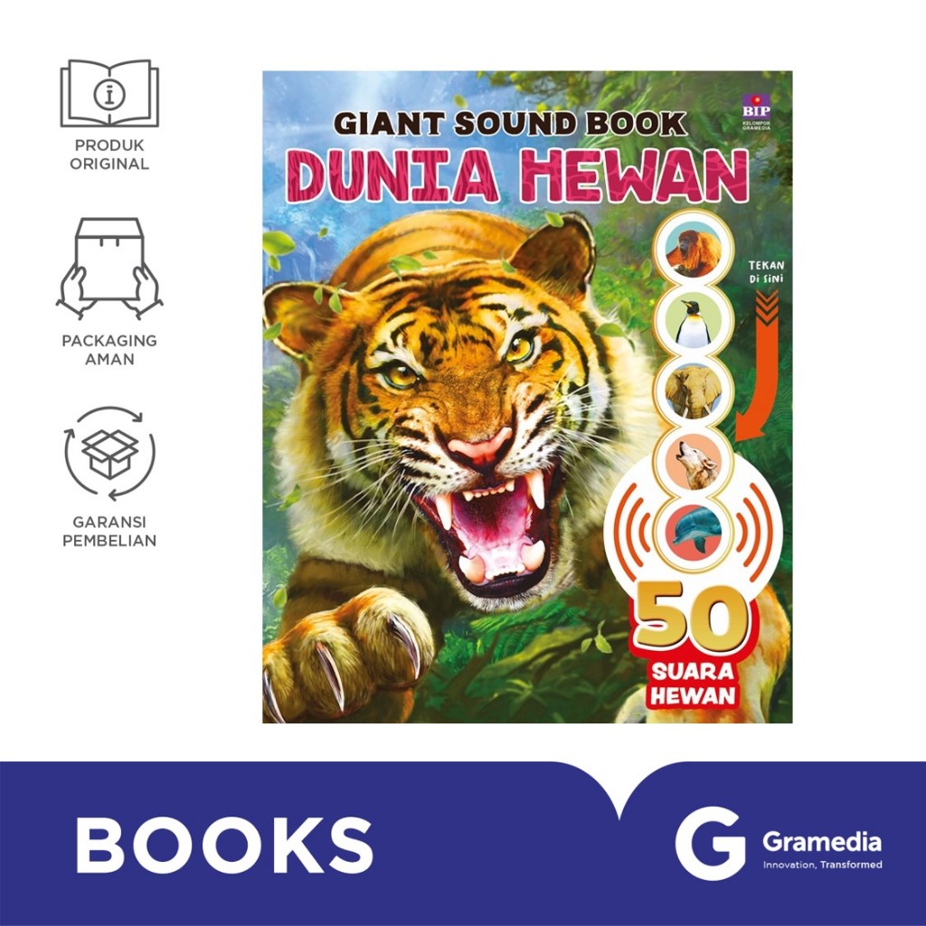 Jual Giant Sound Book: Dunia Hewan (ROSE HARKNESS) | Shopee Indonesia