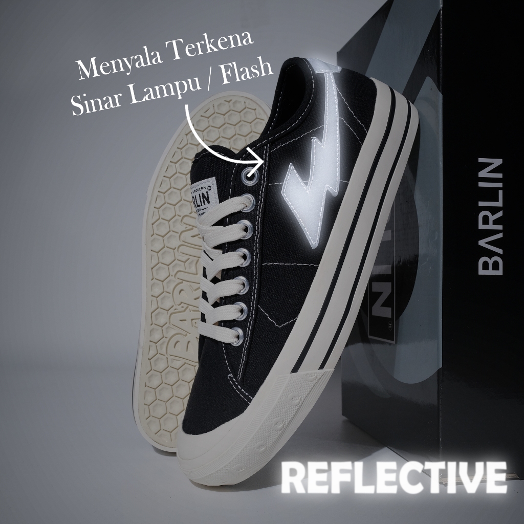 Jual BARLIN - Sepatu Reflective Menyala Dalam Gelap - Sepatu Sneakers ...
