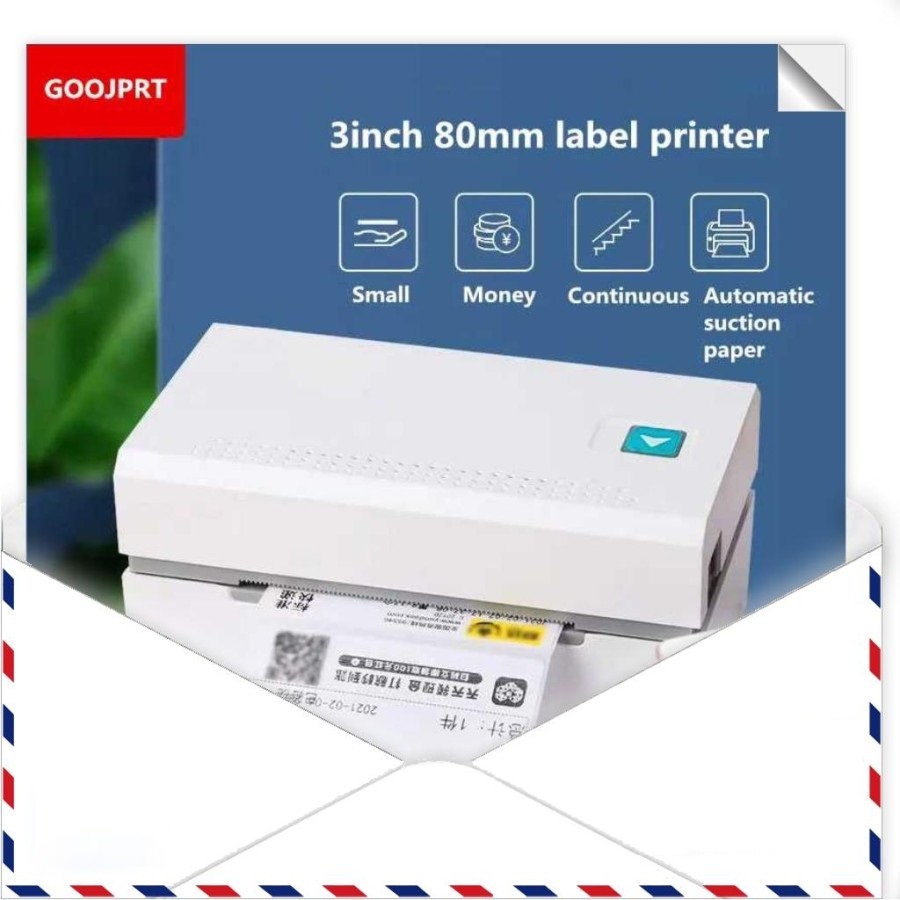 Jual Printer Barcode Thermal GOOJPRT CC330 - USB Bluetooth [80MM ...