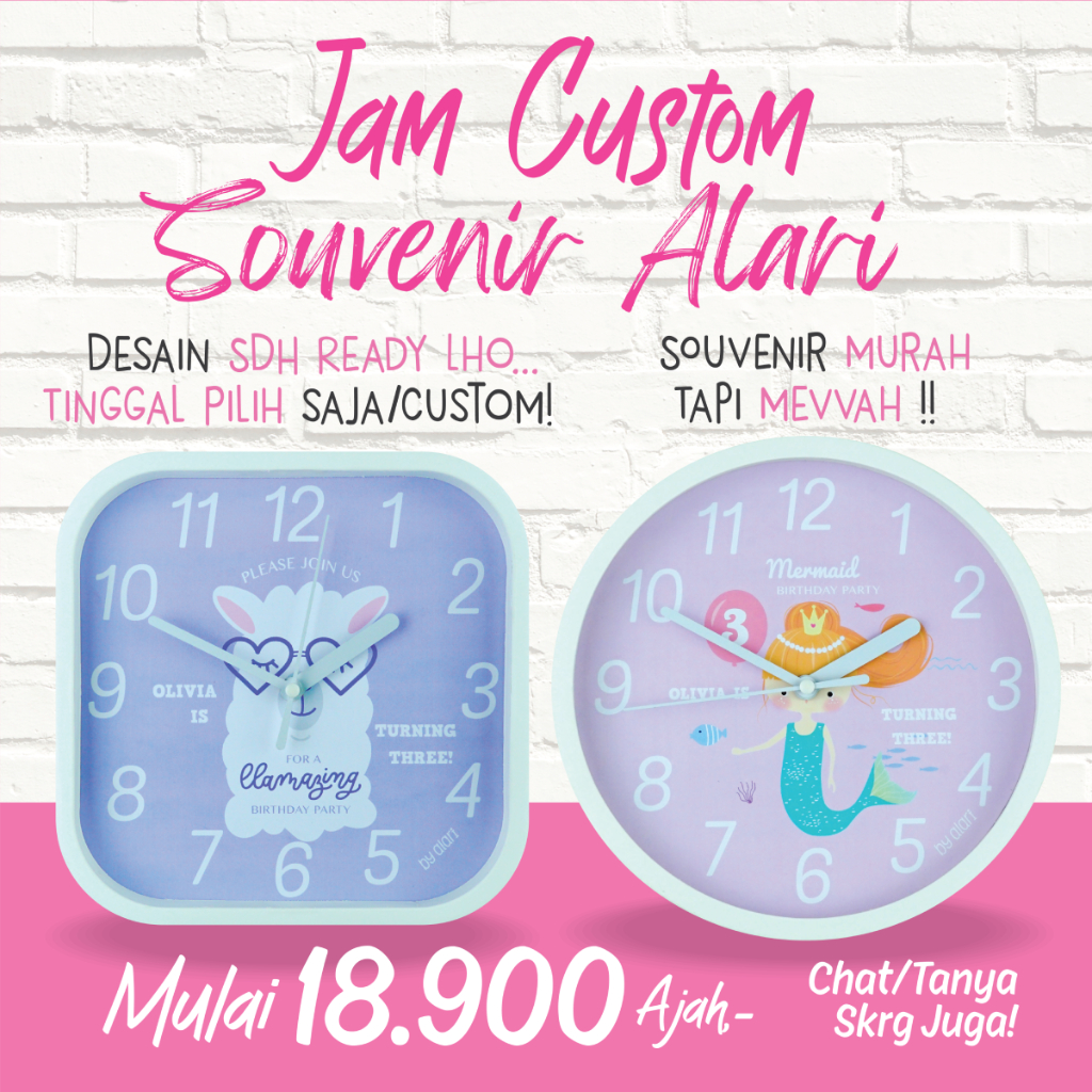 Jual CUSTOM JAM DINDING | Shopee Indonesia