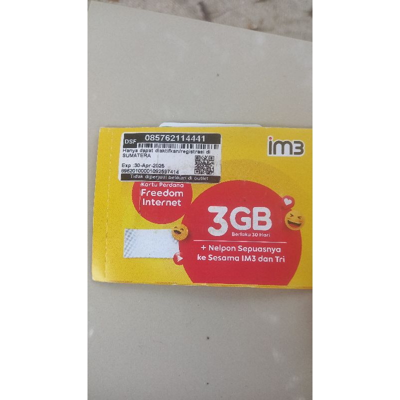 Jual IM3 ONLY CHIP | Shopee Indonesia