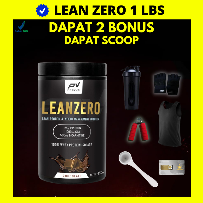 Jual Provus Lean Zero 450 gram 1 lb Susu Whey Protein Isolate + Fat ...