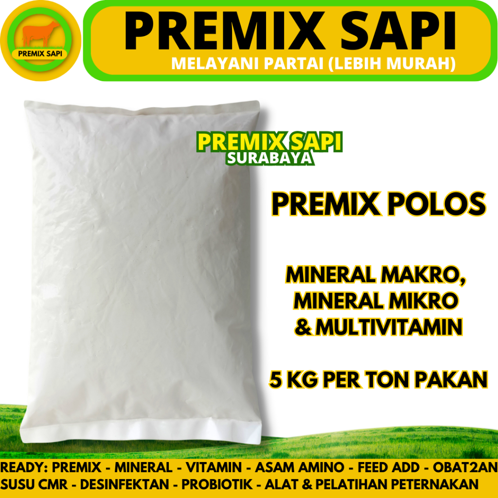 Jual CATTLE MIX 1 KG - Mineral Sapi Kambing Domba Premix Cattle Mix Sanbe | Shopee Indonesia