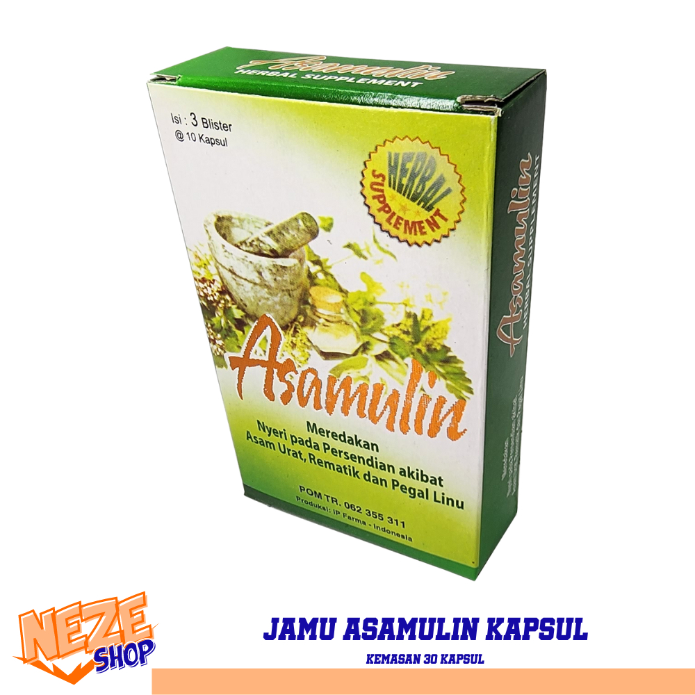 Jual Kapsul ASAMULIN isi 30 Kapsul Asli Original | Shopee Indonesia