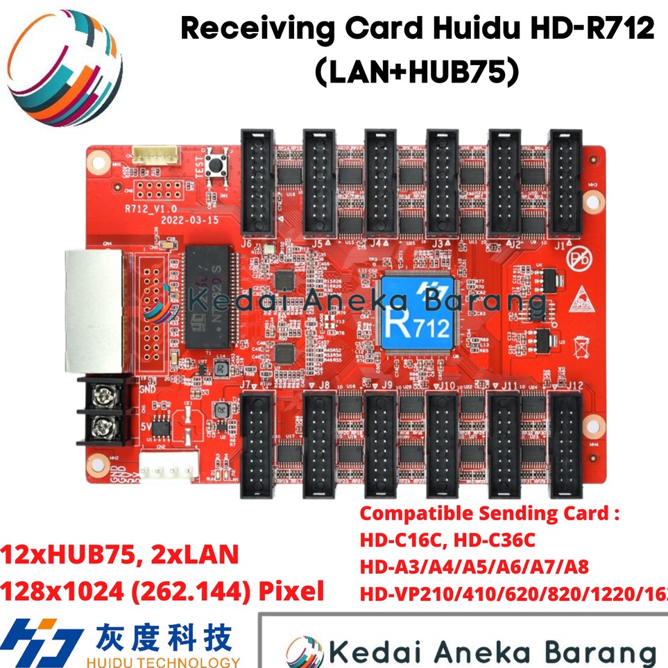 Jual ART S47N Controller Huidu HDR712 HD R712 Upgrade HDR512 HD R512 ...