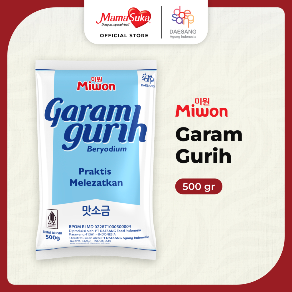 Jual Miwon Garam Gurih 500 gram | Shopee Indonesia