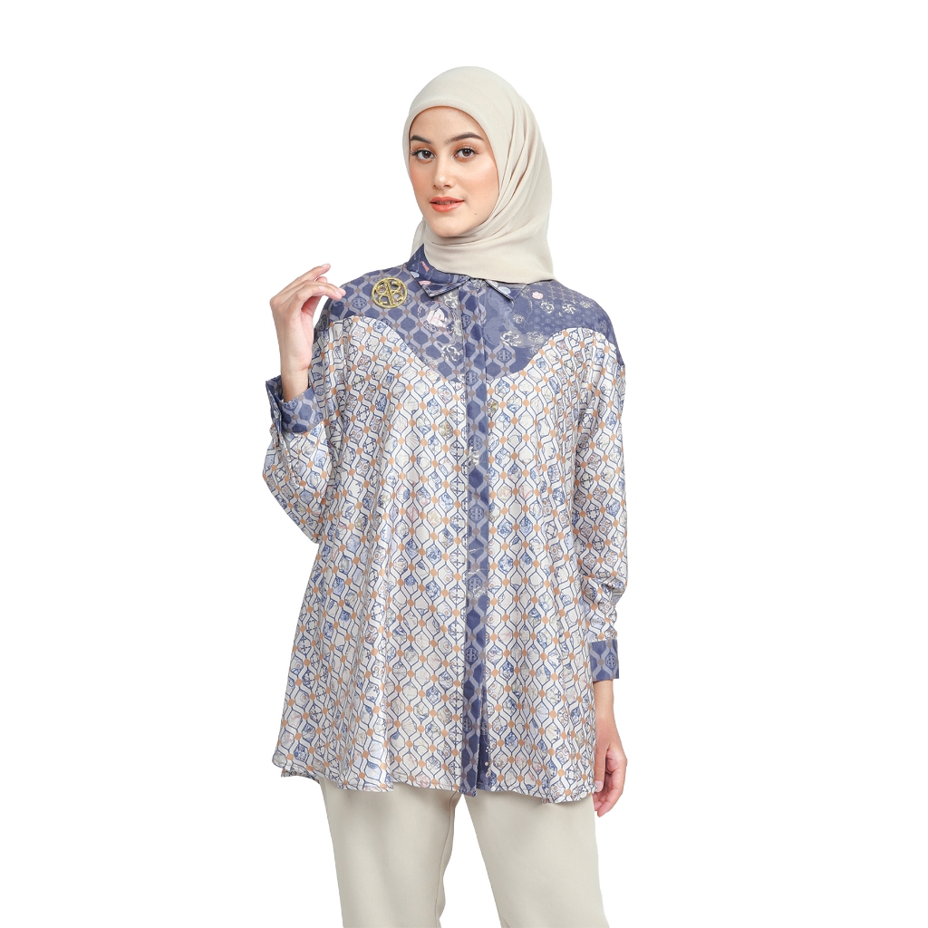 Jual Nada Puspita - Erde Basic Shirt - Deep Purple | Shopee Indonesia