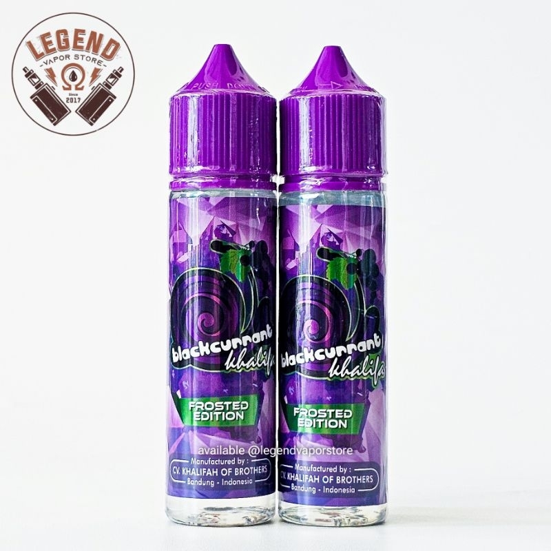 Jual FREEBASE - LIQUID BLACKCURRANT KHALIFA 60ML 3MG AUTHENTIC | Shopee ...