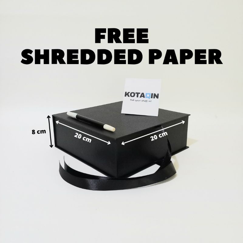 Jual [20 x 20 x 8 cm] HARD BOX BOX BUKU PITA / GIFT BOX / KOTAK KADO ...