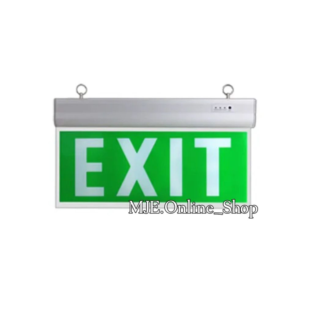 Jual LAMPU EMERGENCY EXIT LIST HIJAU / EMERGENCY LAMP EXIT 2 SISI ...