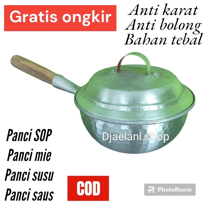 Jual Wok pan panci susu cookware mie alumunium tebal khas garut ...