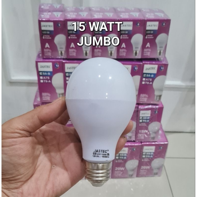 Jual LAMPU BOHLAM 15 Watt HEMAT ENERGI 88% BULAT AVERA SUPER TERANG ...