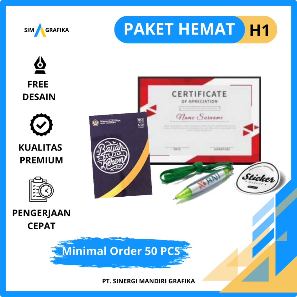 Jual Paket Seminar Kit Premium Untuk Berbagai Acara - Sertiﬁkat, Note ...