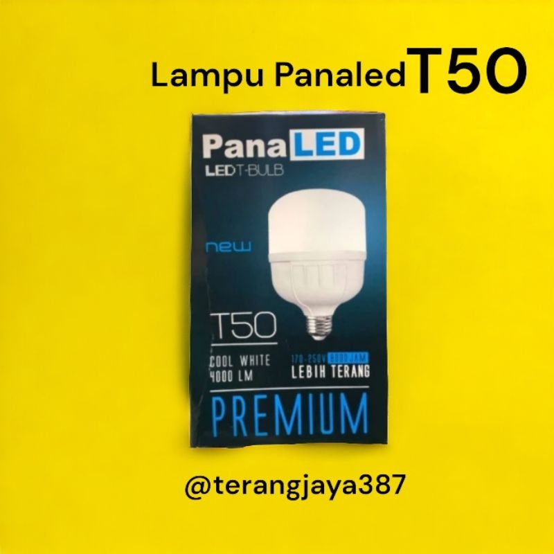Jual Panaled Premium Lampu Led Bulb Putih 5W / 10W / 15W / 20W / 30W / 40W / 50W Original ...