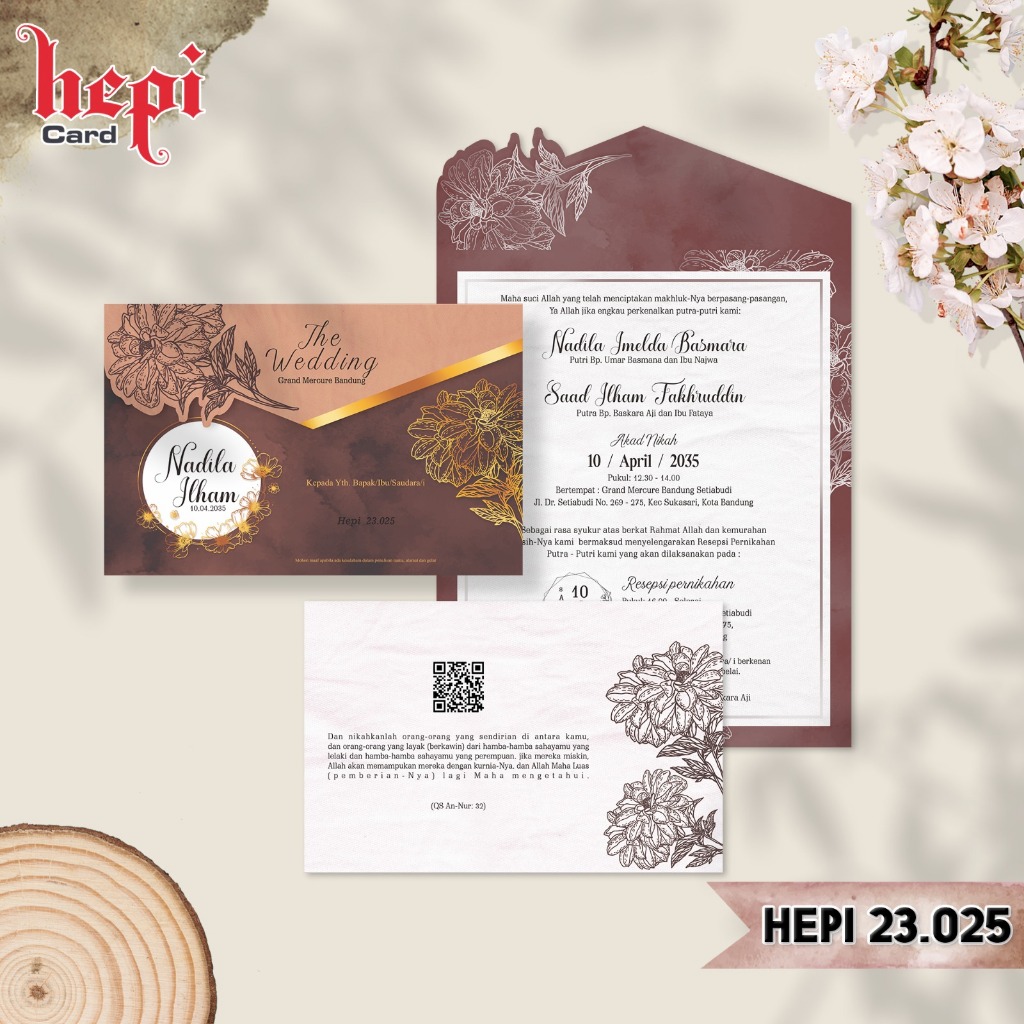 Jual HEPI 23.025 Blanko Undangan | Blangko Undangan | Undangan Murah ...
