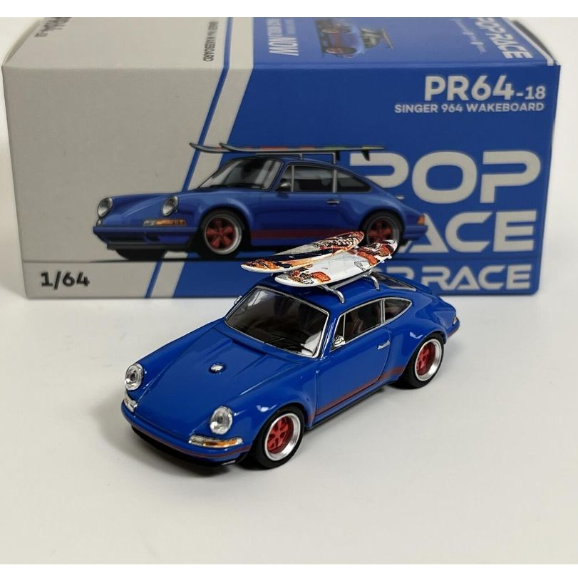 Jual POPRACE 1/64 SINGER 964 BLUE WITH WAKEBOARD PR640018 | Shopee ...