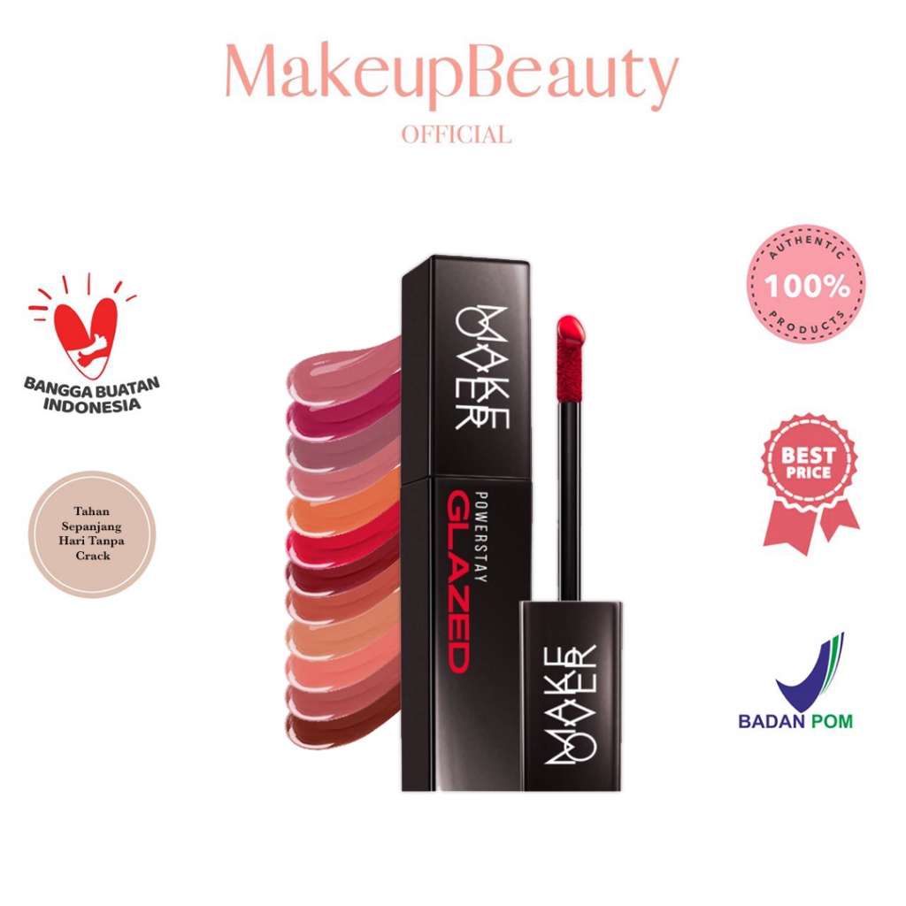 Jual MAKE OVER Powerstay Glazed Lock Lip Pigment - Plump Glazed Next ...