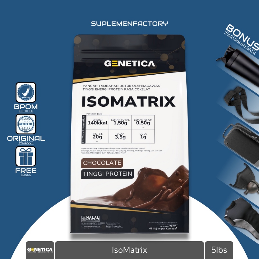 Jual Genetica Isomatrix 5 Lbs Protein Isolate Matrix | Shopee Indonesia