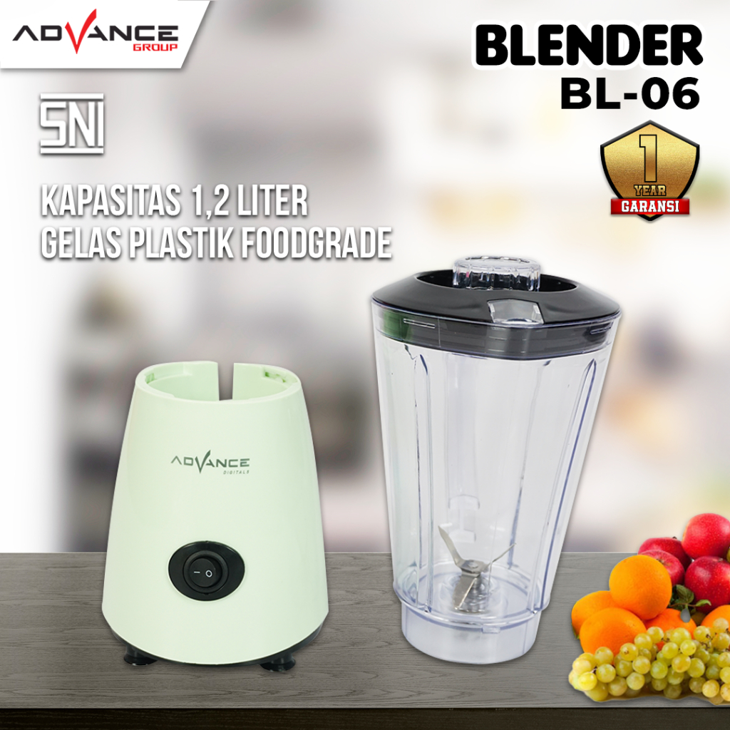 Jual (COD+GARANSI) ADVANCE BLENDER BL 06 Blender Jus Advance Portable ...