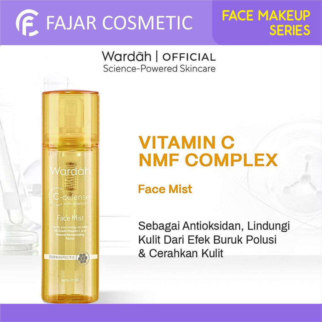 Jual FAJARCOSMETIC - Wardah C Defense Face Mist | Shopee Indonesia