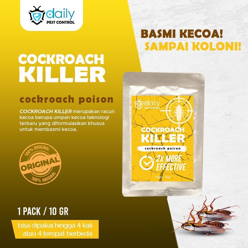Jual RACUN KECOA DAILY COCKROACH KILLER AMPUH PEMBASMI KECOA PREMIUM ...