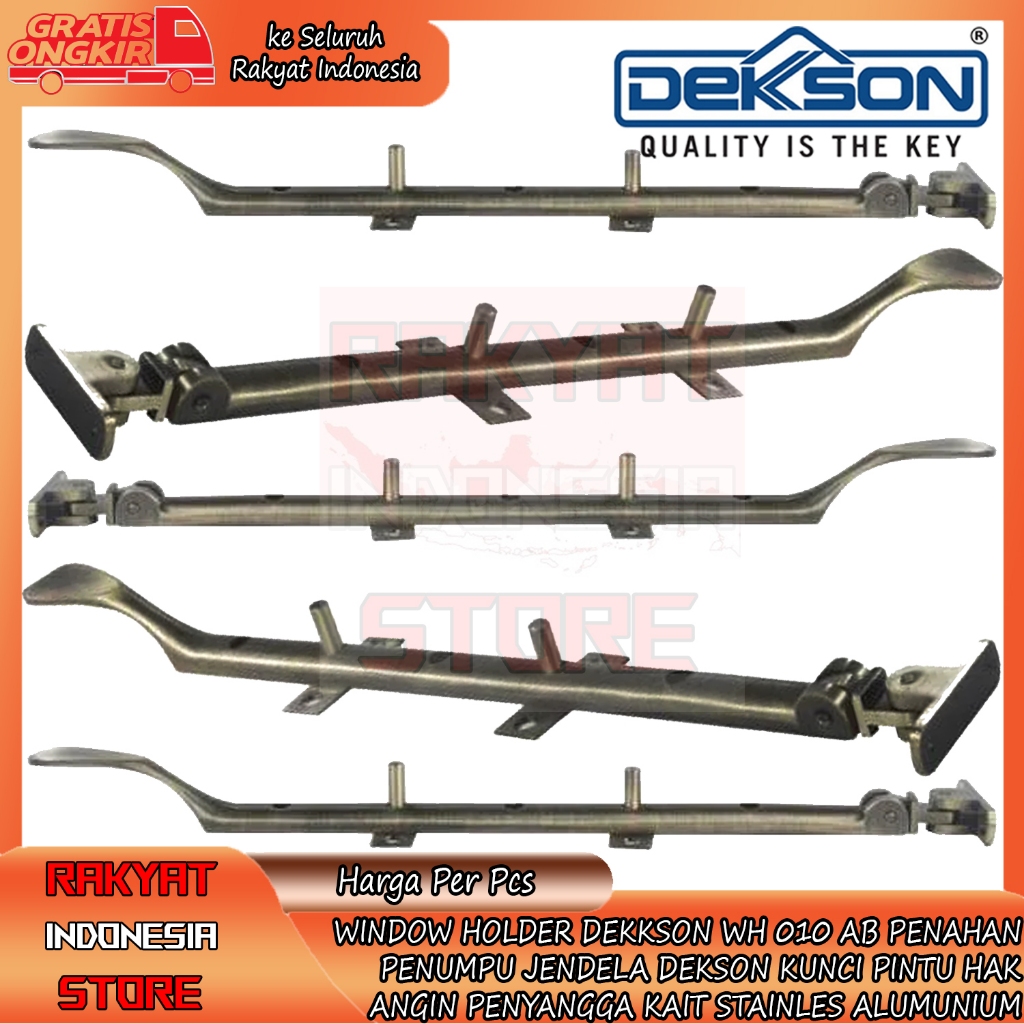 Jual PENAHAN JENDELA DEKSON WINDOW HOLDER DEKKSON WH 010 AB KUNCI PINTU PENUMPU PENYANGGA HAK ...